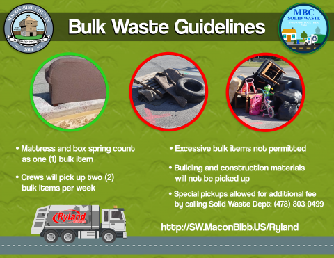 Bulk Waste | Macon-Bibb County Solid Waste